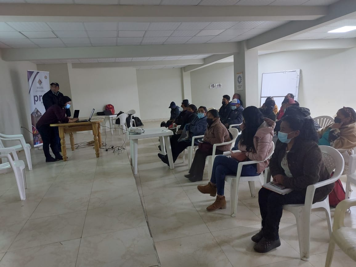ORURO PRO-BOLIVIA || Capacitación y Registro de Unidades Productivas en la Plataforma de ...