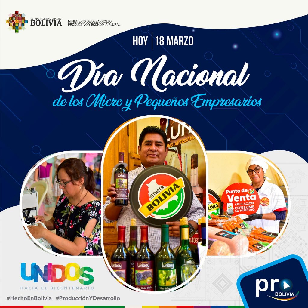 Bolivia reconoce el valor de los Micro y Pequeños Empresarios en el Día ...
